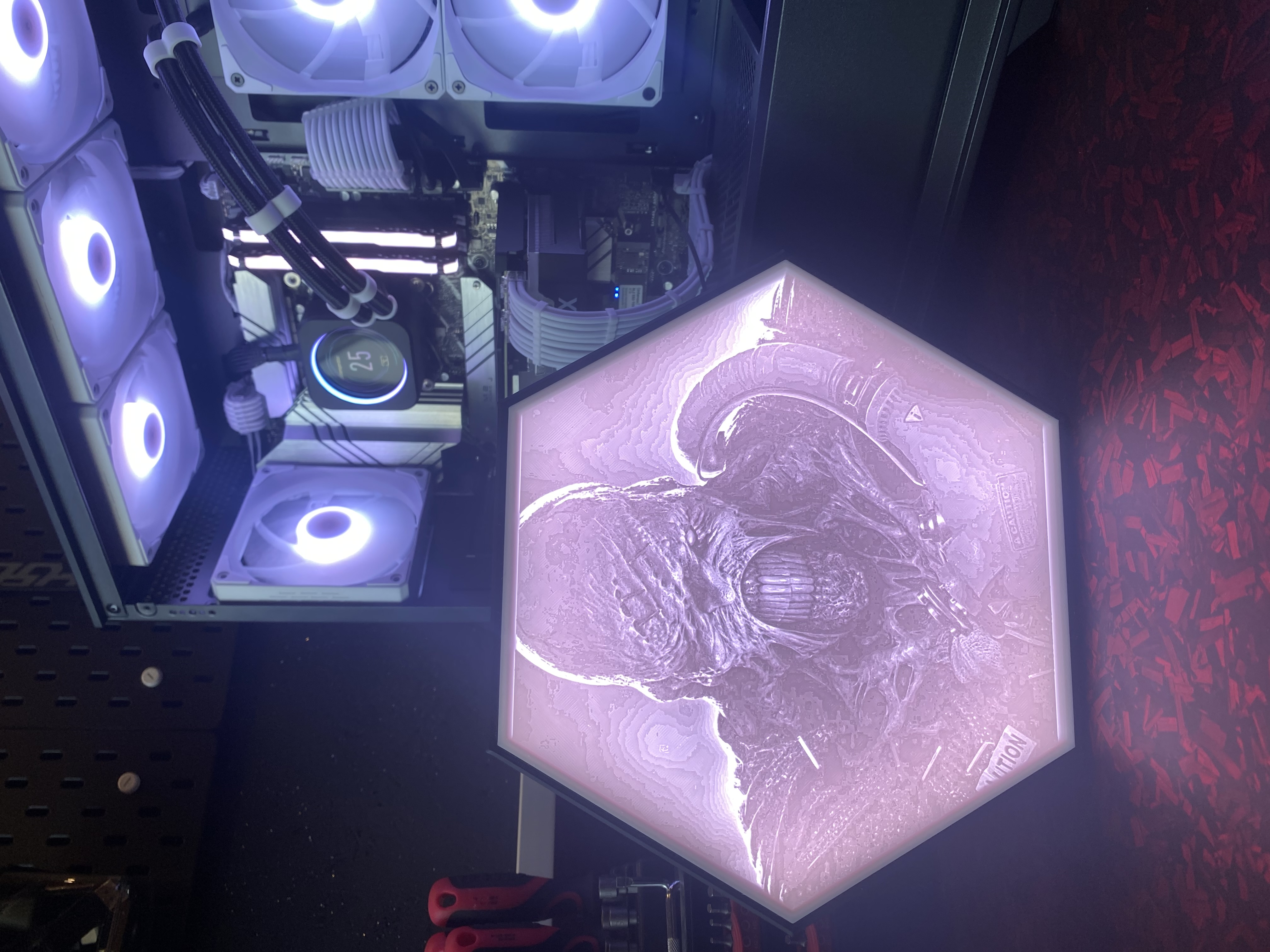 Hexagon LED Lamp Resident Evil Nemisis 260mm by Tobi_Tobi | Download ...