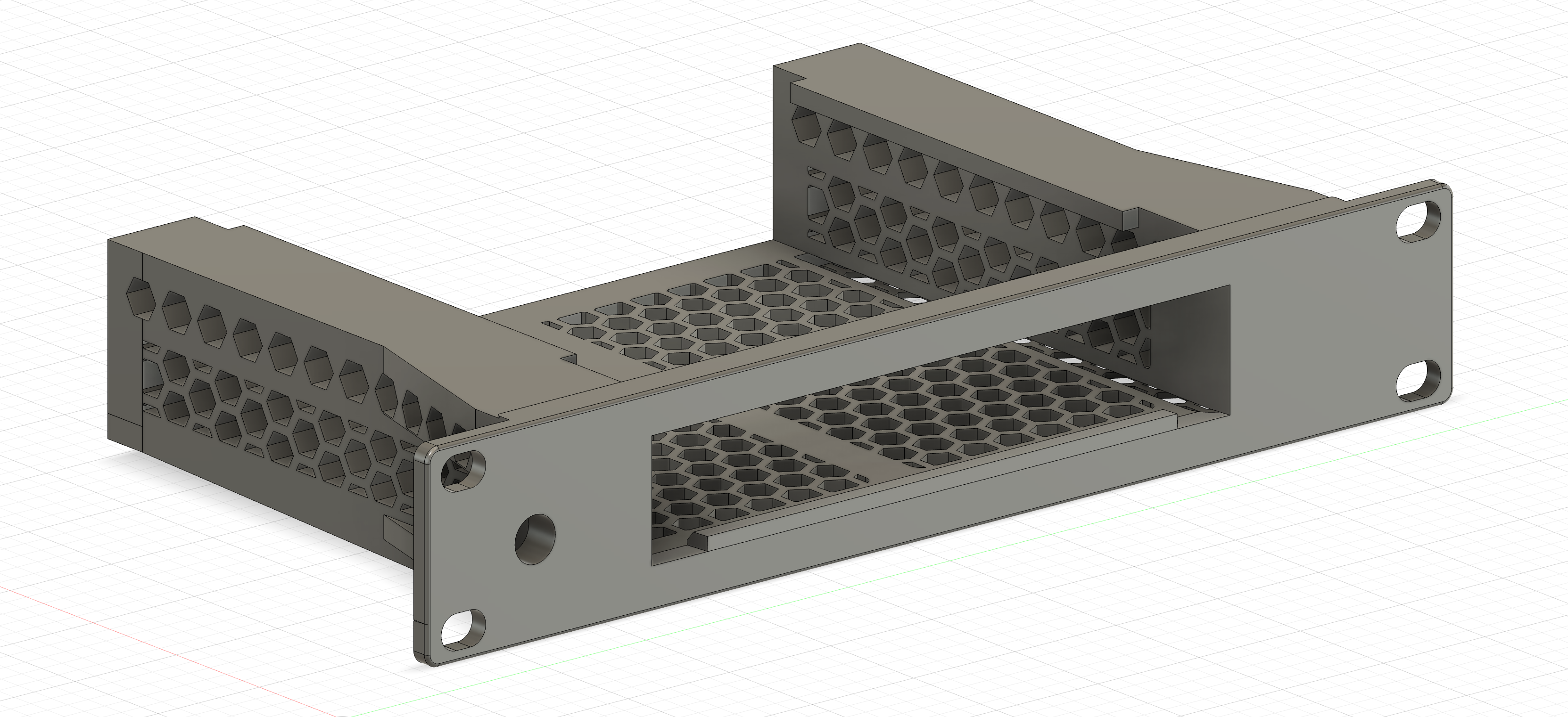 UniFi Cloud Gateway Ultra 10inch rack shelf da whitespring | Scarica il ...