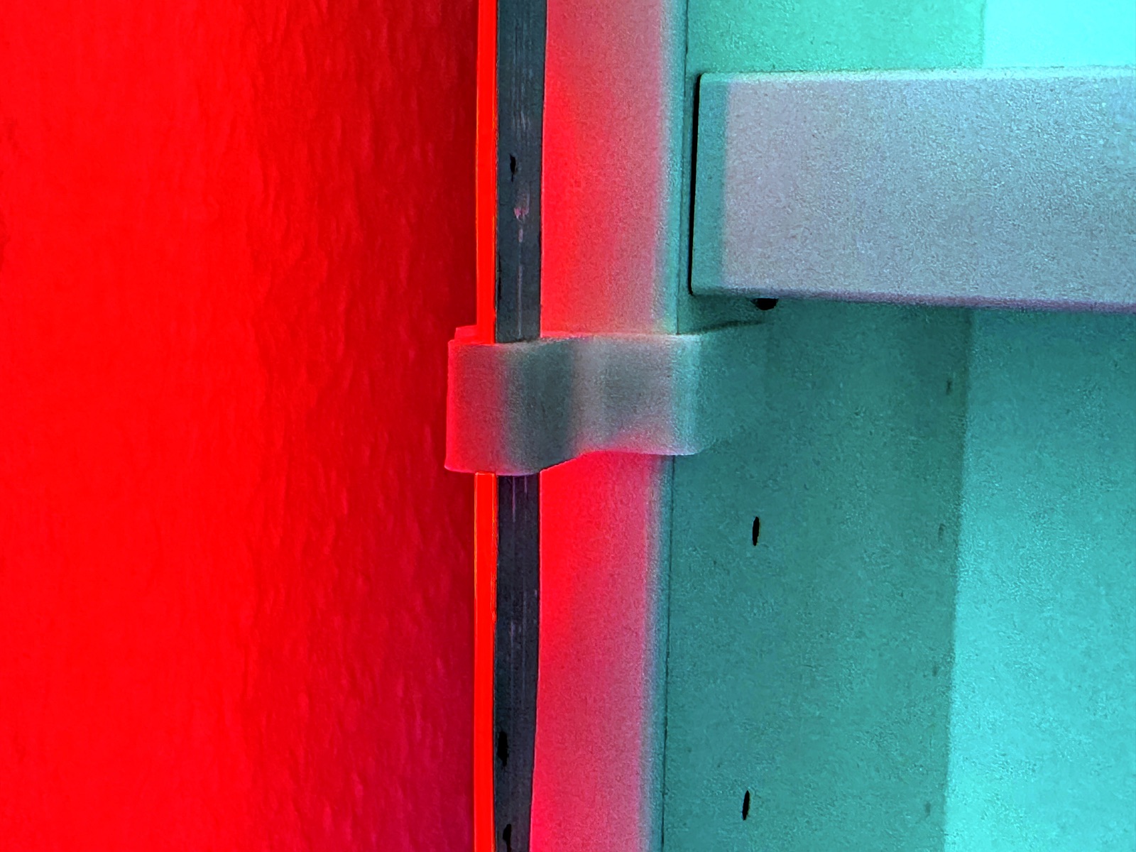 Clip / Bracket / Clamp for mounting LED strips on IKEA Billy bookcase ...