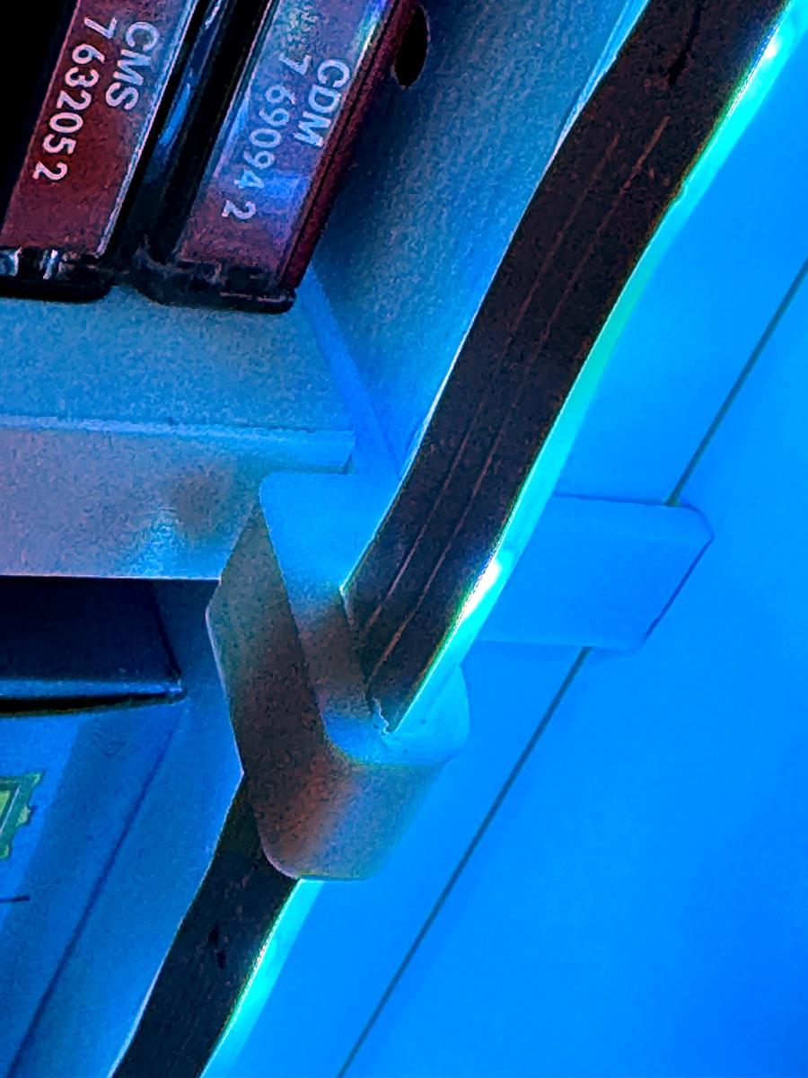 Clip / Bracket / Clamp for mounting LED strips on IKEA Billy bookcase ...
