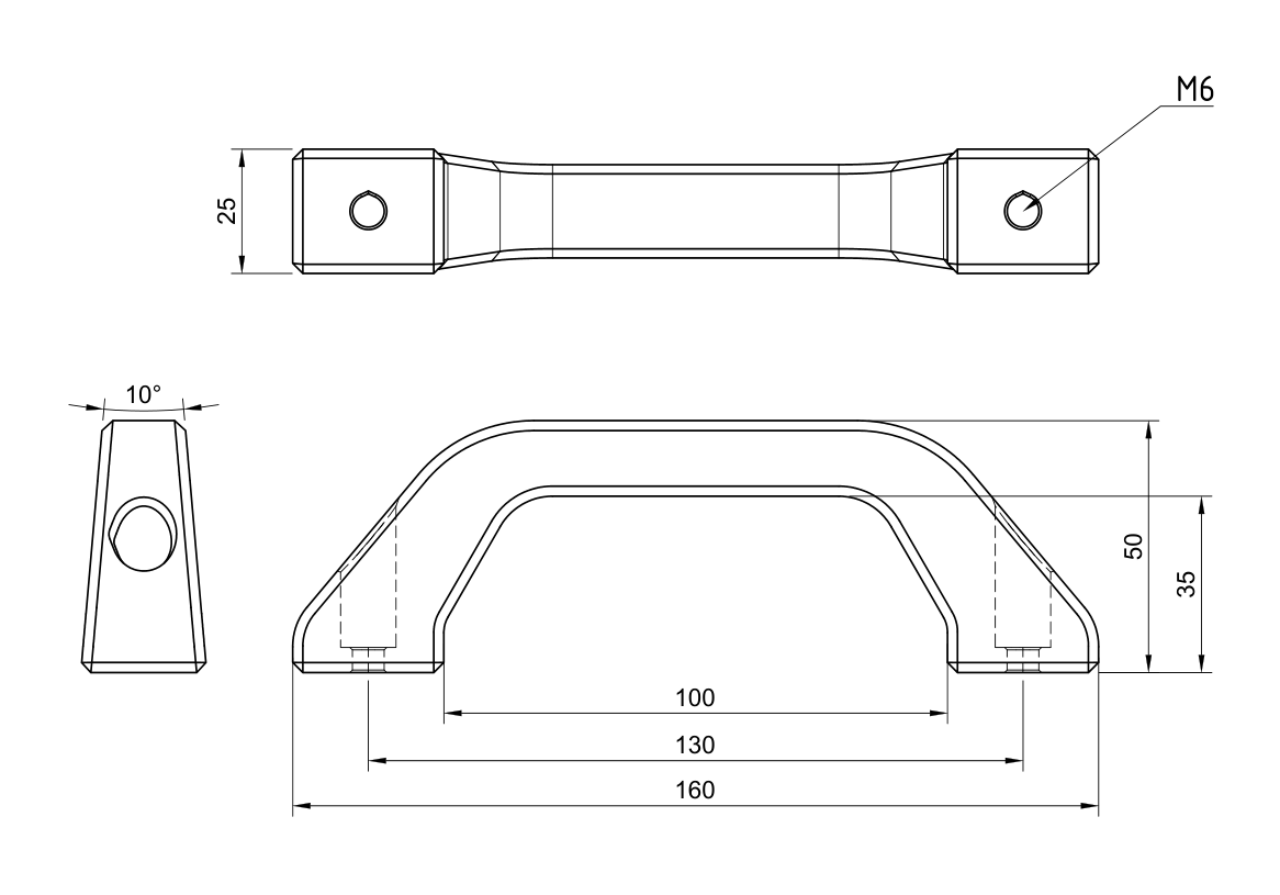 3030 Extrusion Handle by zzet | Download free STL model | Printables.com