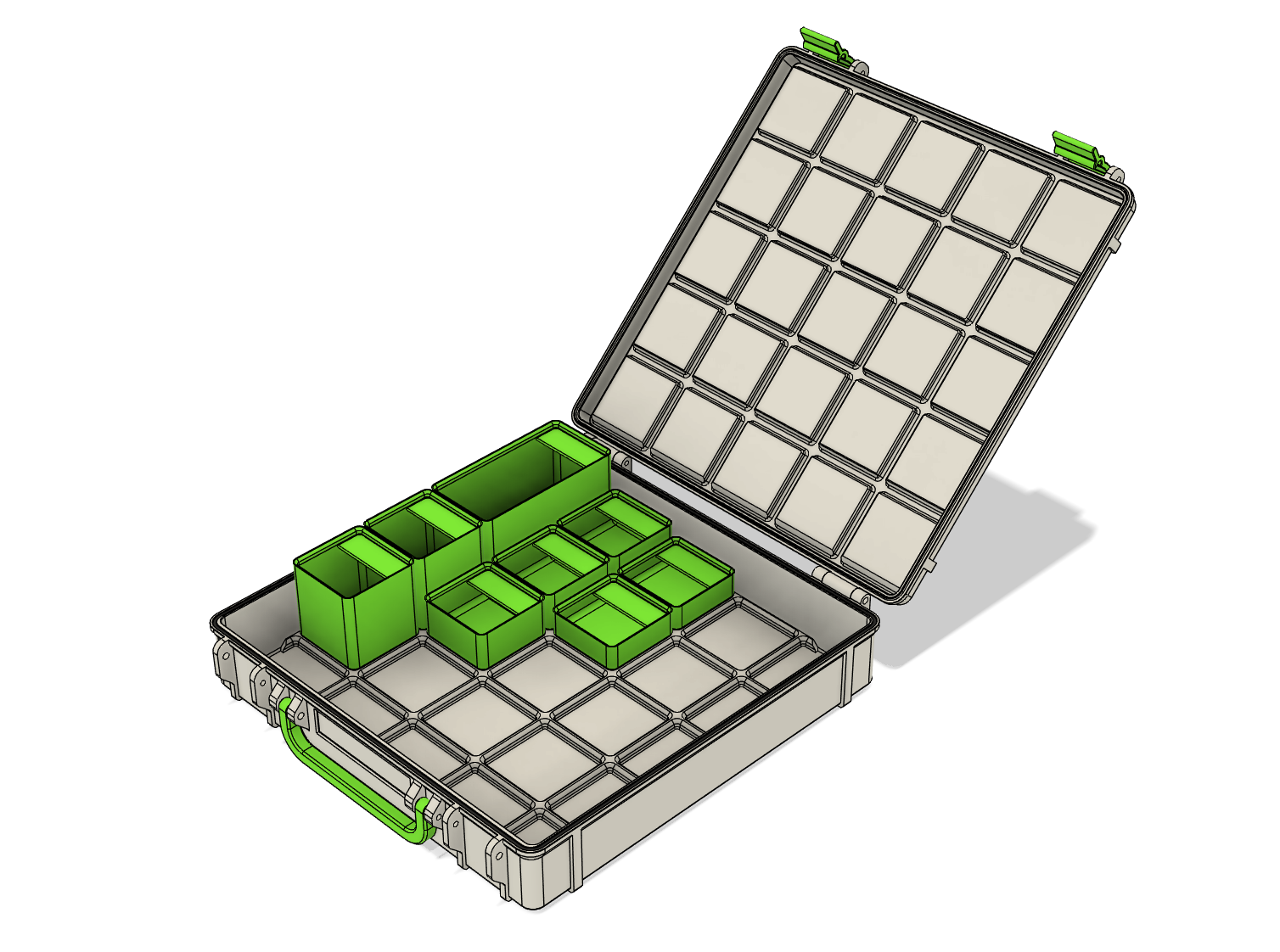 Gridfinity Rugged Case "Light" R3 - 150+ SIZES by suit | Download free ...