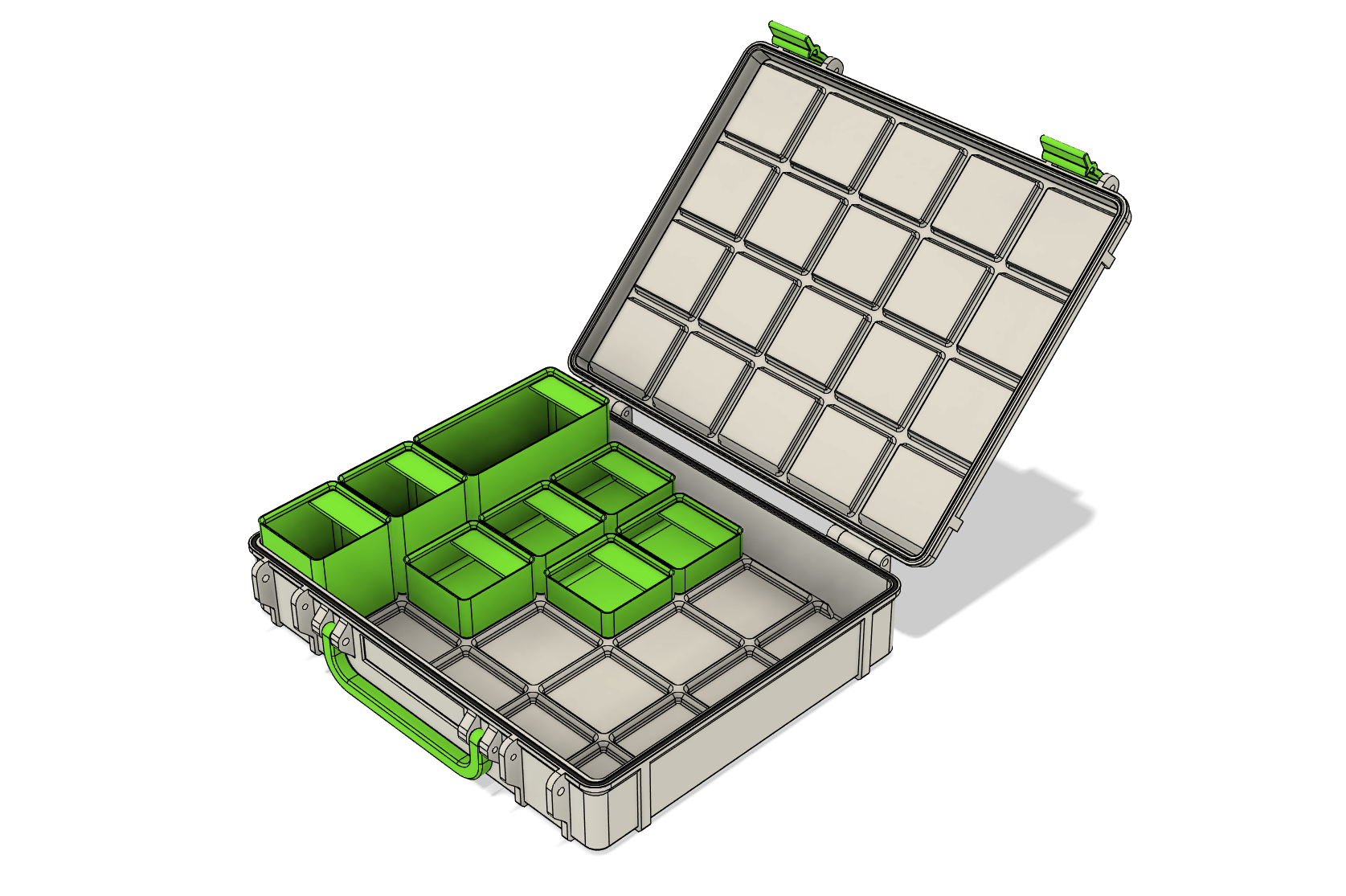 Gridfinity Rugged Case "Light" R3 - 150+ SIZES by suit | Download free ...