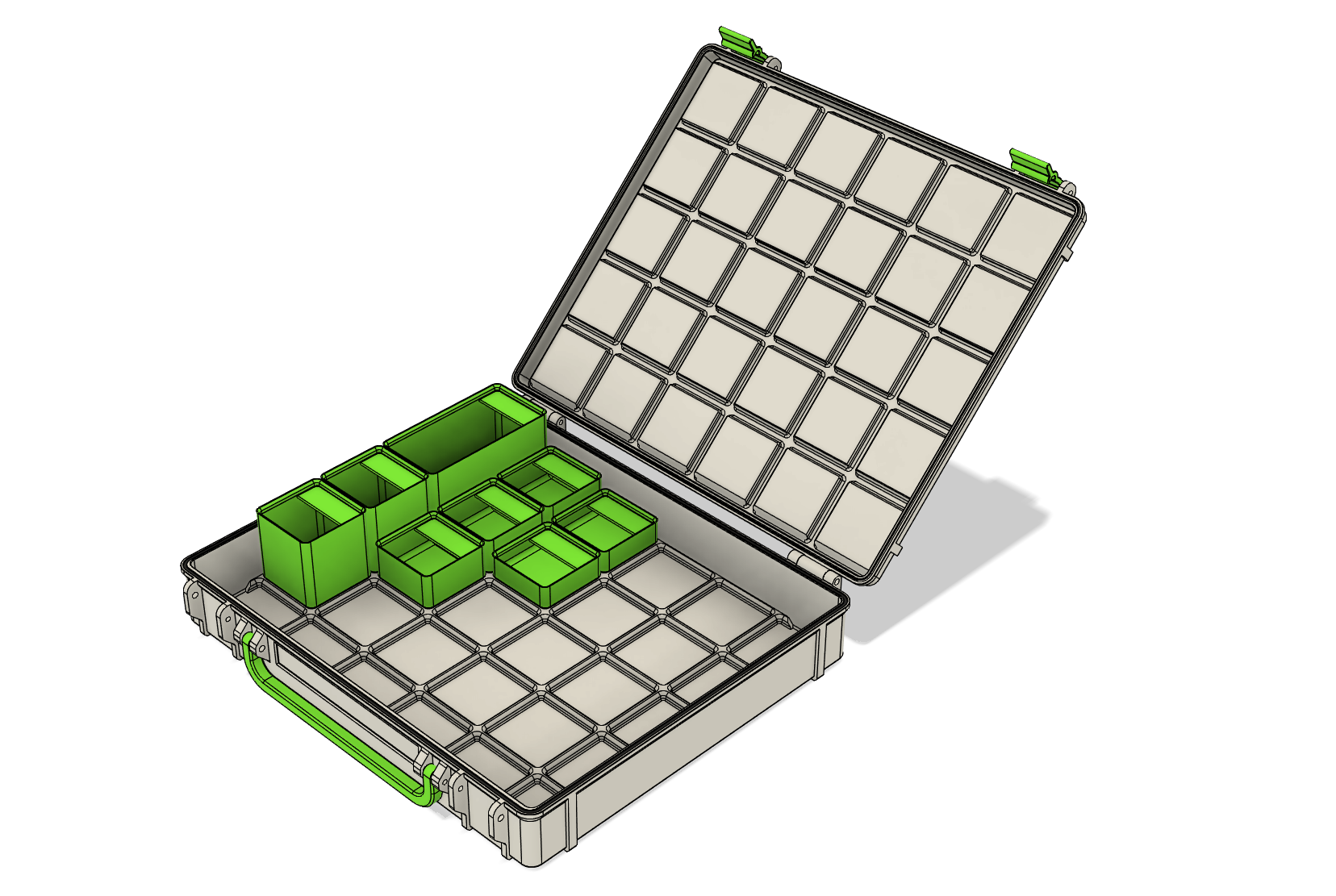 Gridfinity Rugged Case "Light" R3 - 150+ SIZES by suit | Download free ...