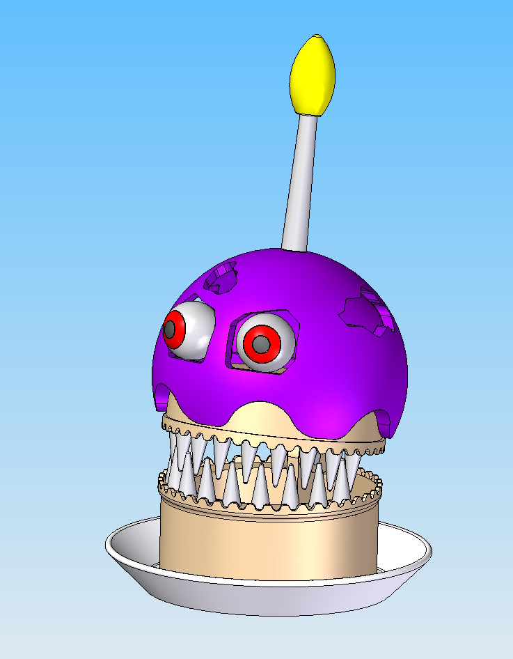 FNAF Cake by Rypydus | Download free STL model | Printables.com