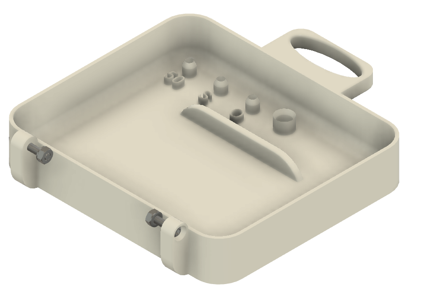 Simple Nano VNA carry case (Briefcase) with Calibration slug holders by ...