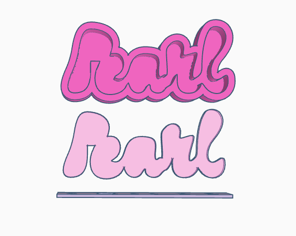 Pearl Text Led Sign by KittenRun | Download free STL model | Printables.com