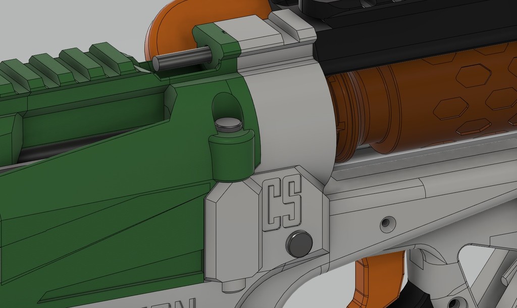 SFCB Upper Thickened Pin Holes by Sillybutts | Download free STL model ...