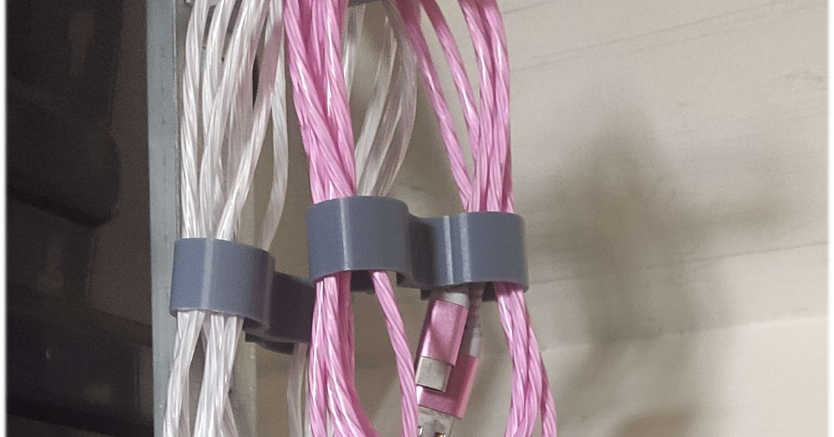 Rack cable hook by illis | Download free STL model | Printables.com