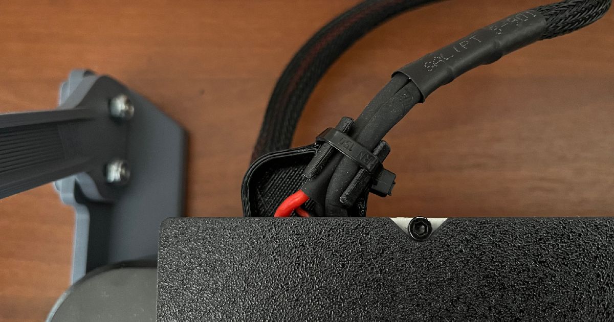 Ender 3 V3 KE / SE 45° Angle Bed Cable Mount by fatmax | Download free ...