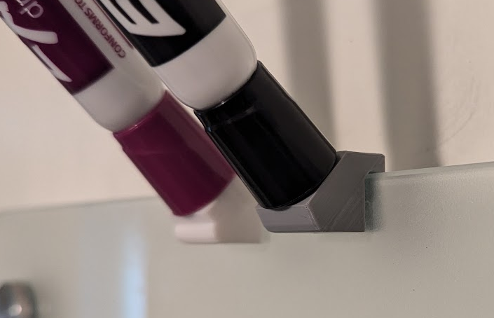 Dry-Erase glass white board marker holder (Expo) by DrollAntic ...