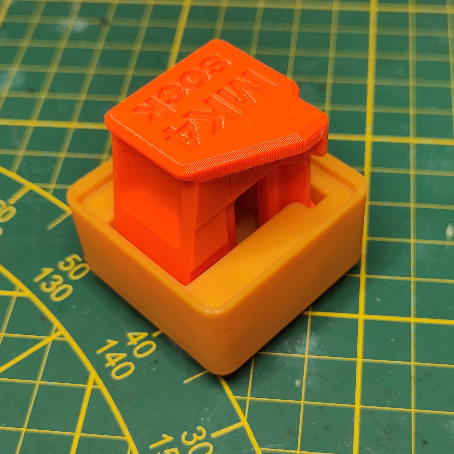 Gridfinity bin for Prusa MK4 with silicone sock nozzle replacement tool ...