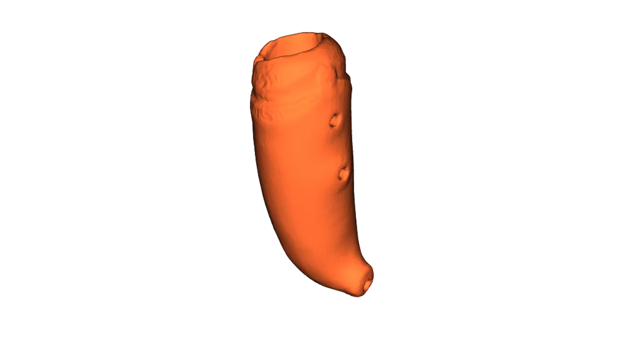 Maori nguru nose flute by Peter Farell | Download free STL model ...