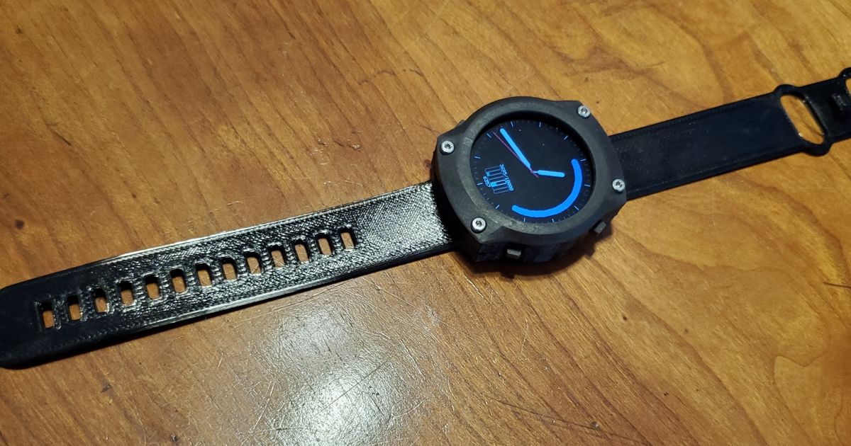 Open SmartWatch Case and Strap by jon bondy | Download free STL model ...