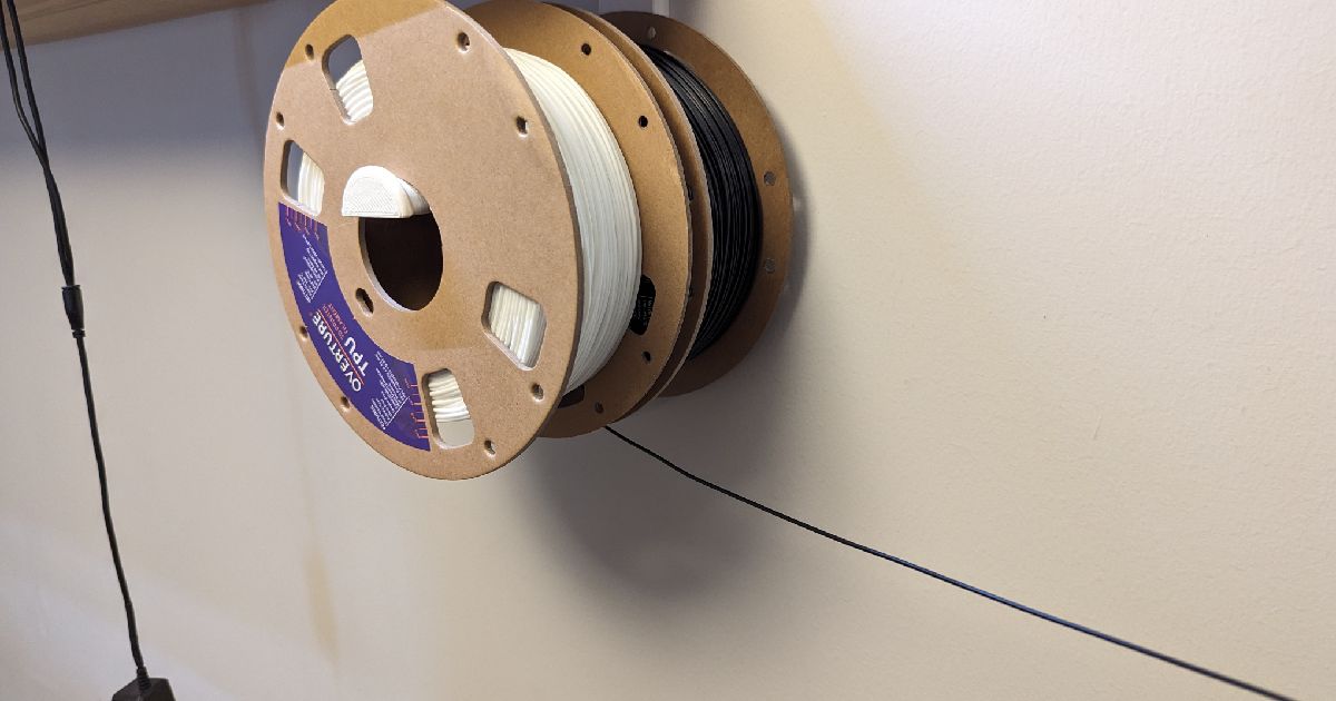 Dual Spool Holder by Purevulcan | Download free STL model | Printables.com