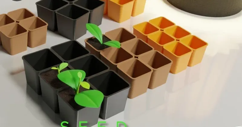 seed starter by soren | Download free STL model | Printables.com