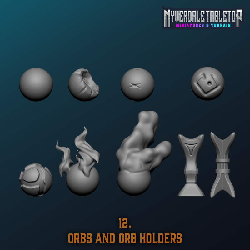 Orbs and Orb Holders par Nyverdale Tabletop | Téléchargez gratuitement ...
