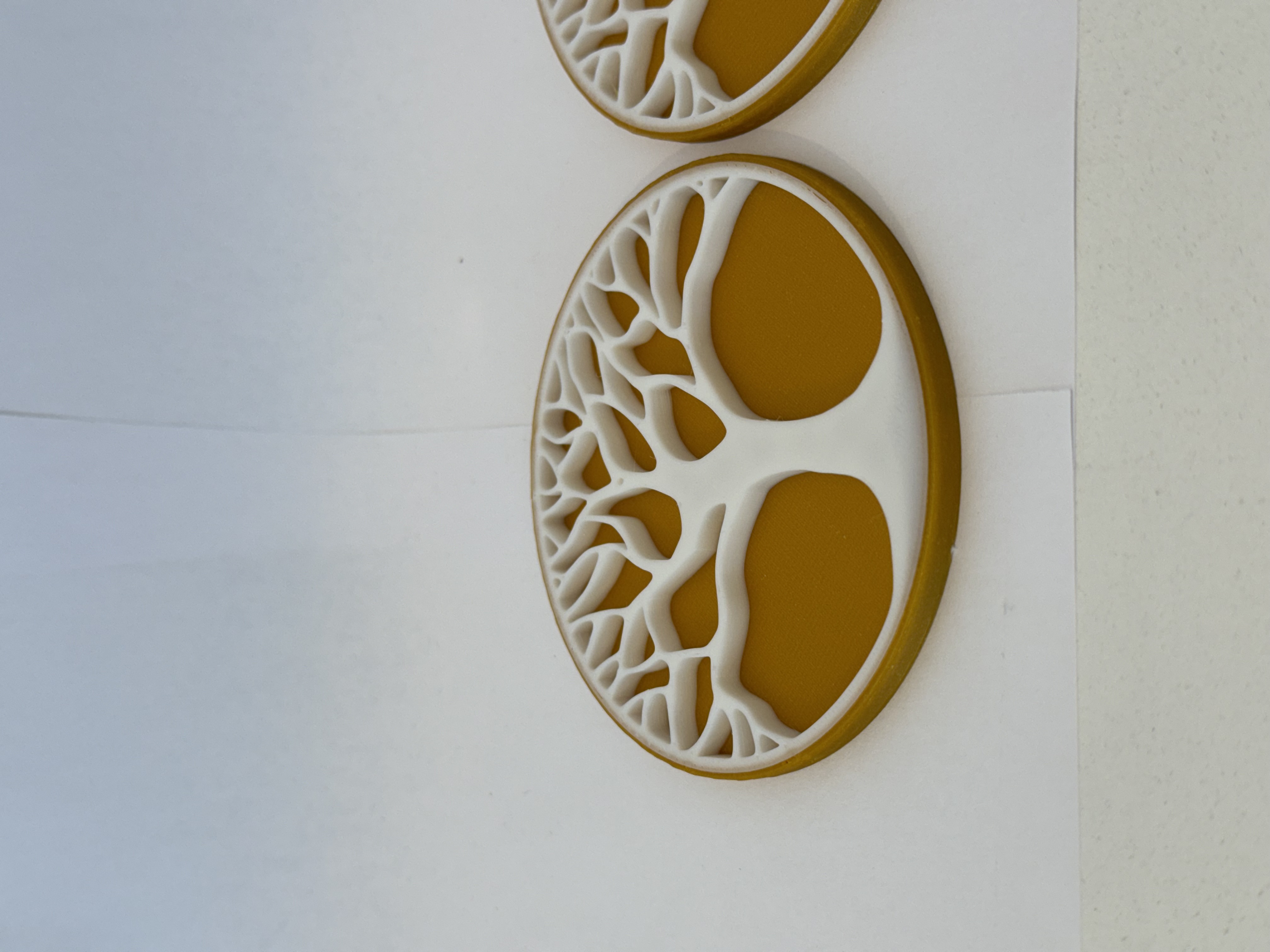 Tree Silhouette Coaster - AMS - Modern- Multicolor by Fin3dPrinting ...
