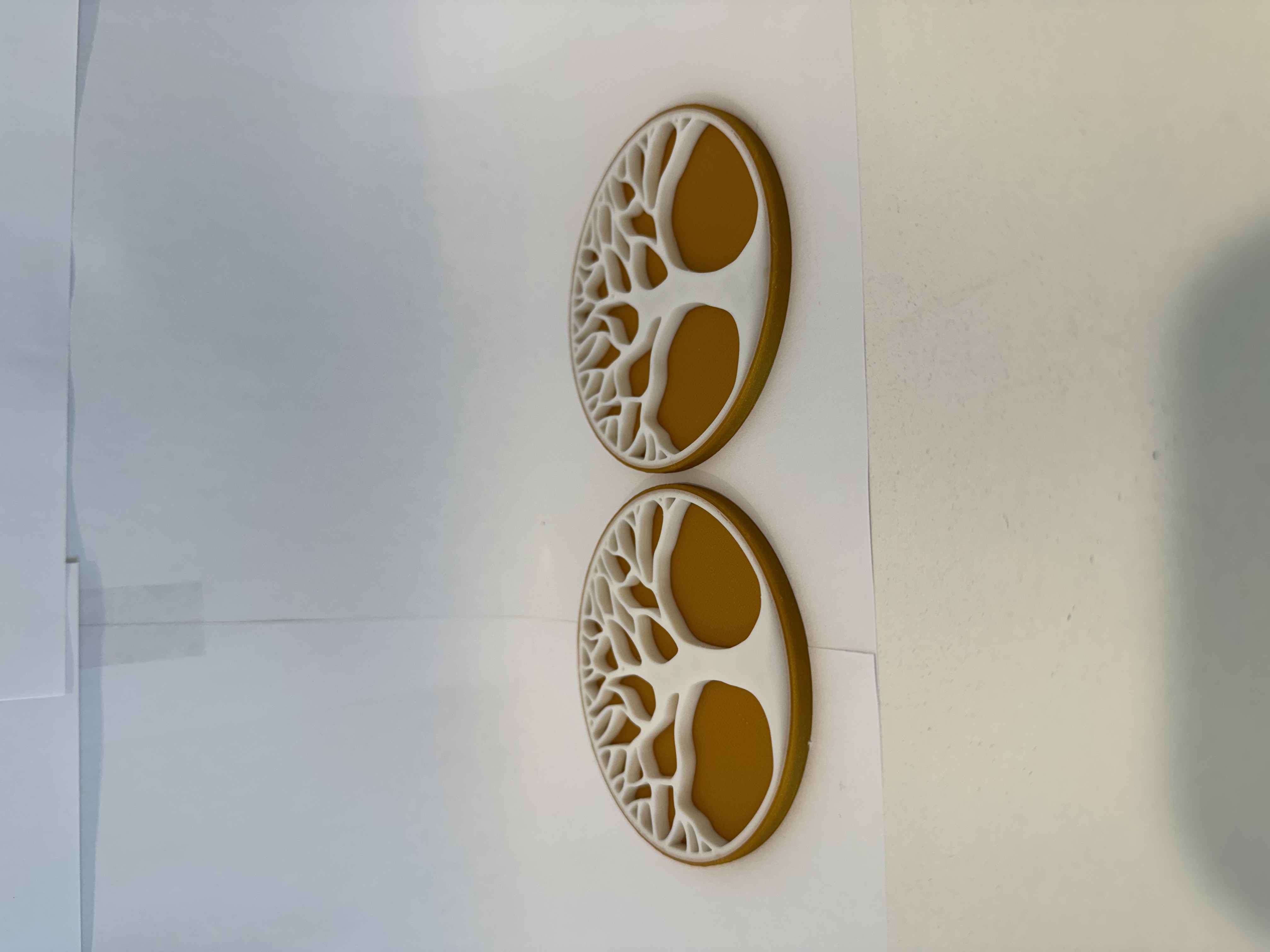 Tree Silhouette Coaster - AMS - Modern- Multicolor by Fin3dPrinting ...