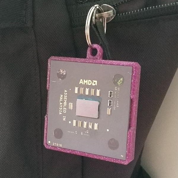 Socket 462 Socket A CPU keychain by adeon | Download free STL model ...