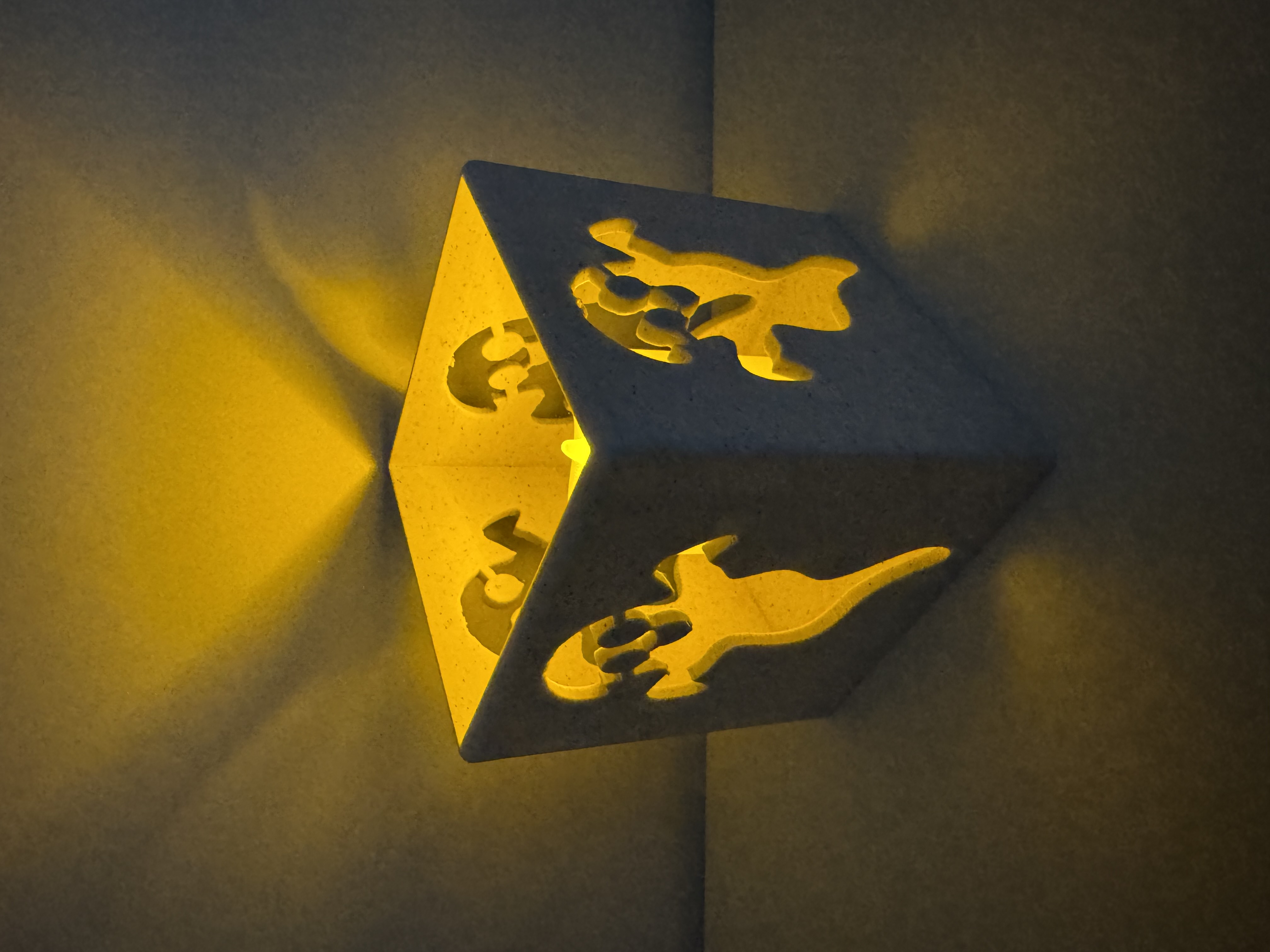 Ghost Silhouette Candle Holder - Spooky- Halloween by Fin3dPrinting ...