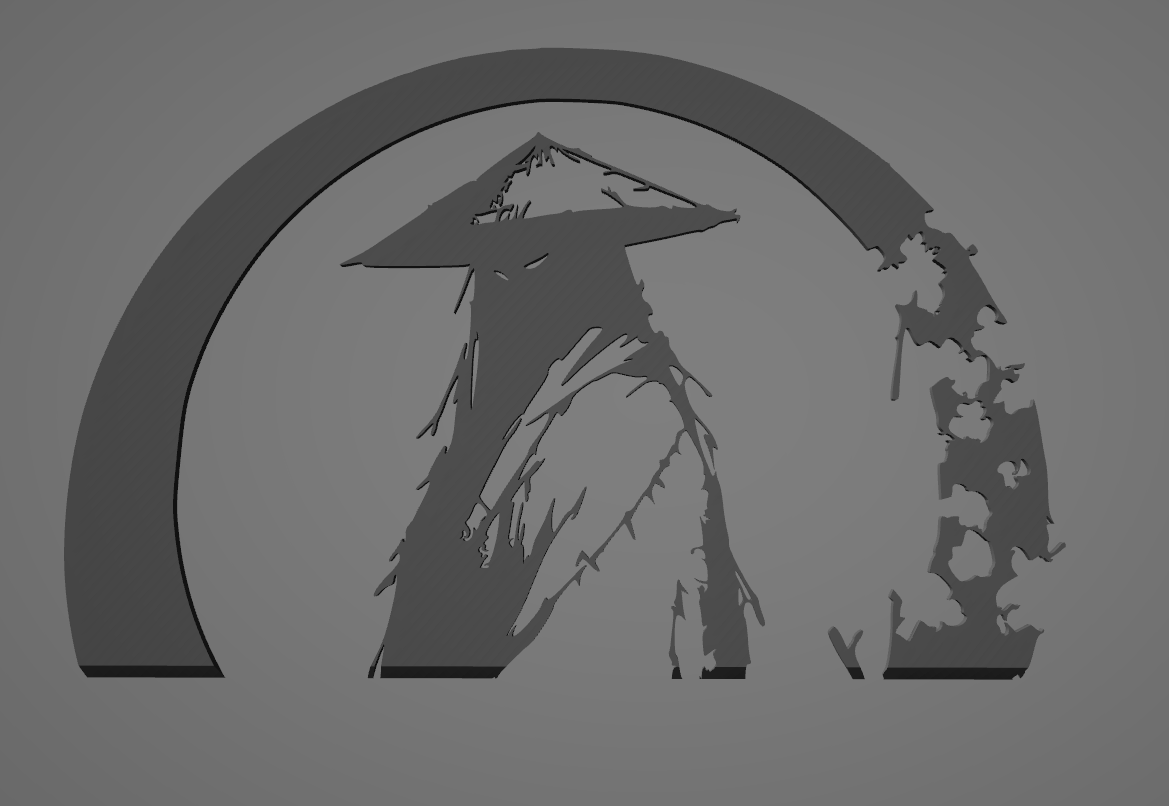 Ronin wall art by IHDC | Download free STL model | Printables.com