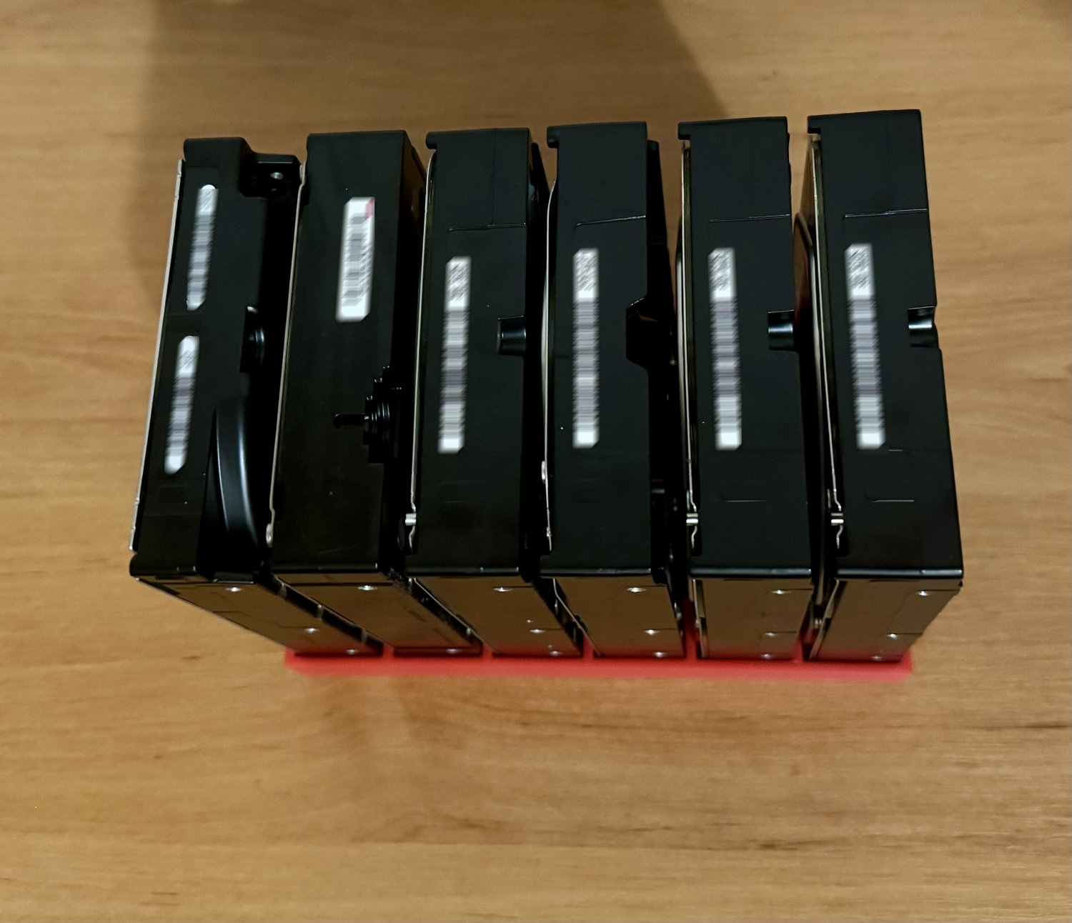 Hard drive stand for six 3.5" NORMAL drives by axeli | Download free ...