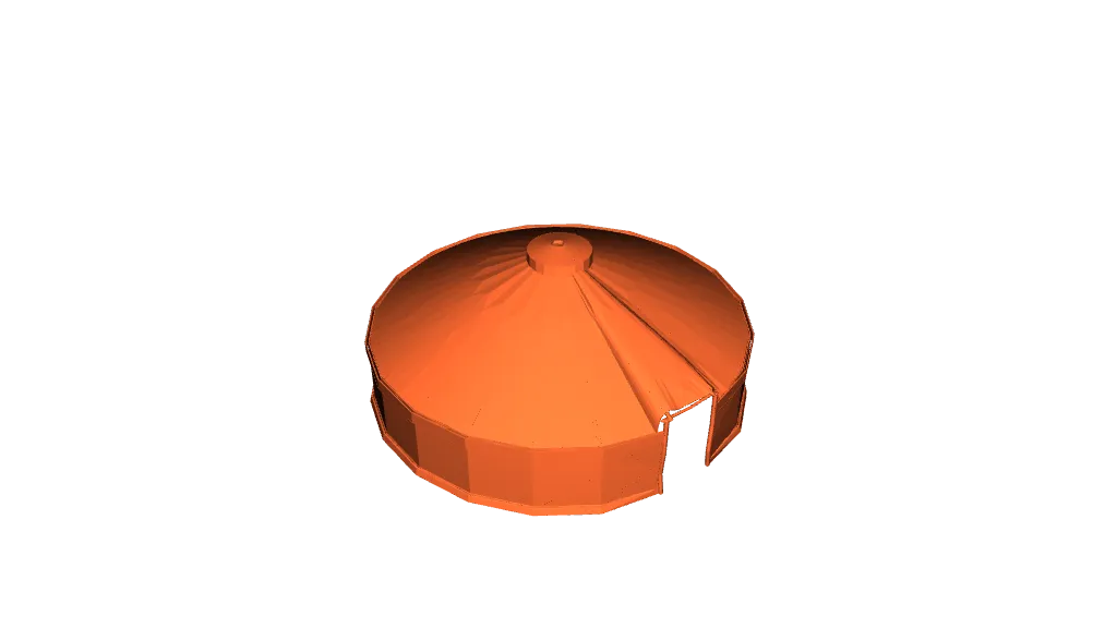 Mongolian Yurt/Ger by Peter Farell | Download free STL model ...