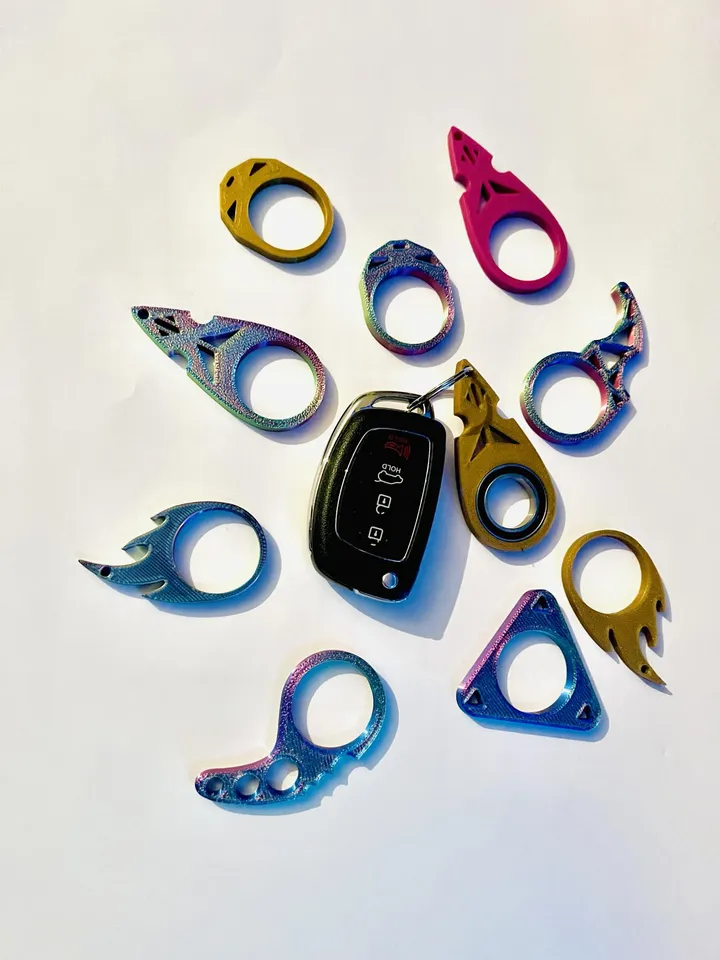 Key Spinner - 6 Types by Invexpo | Download free STL model | Printables.com