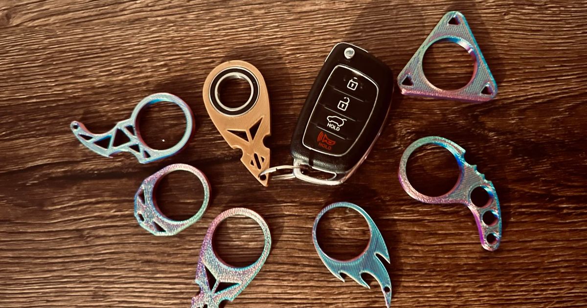 Key Spinner - 6 Types by Invexpo | Download free STL model | Printables.com
