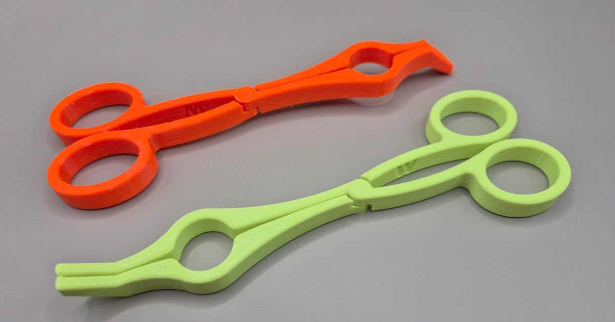 Laboratory Tongs (Print in Place) by Wilko_SLO | Download free STL ...