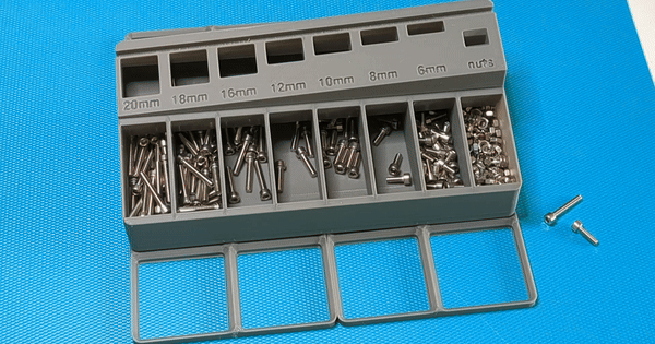 Amazing Gridfinity M3 Bolt Sorter by LayerLux3D | Download free STL model | Printables.com