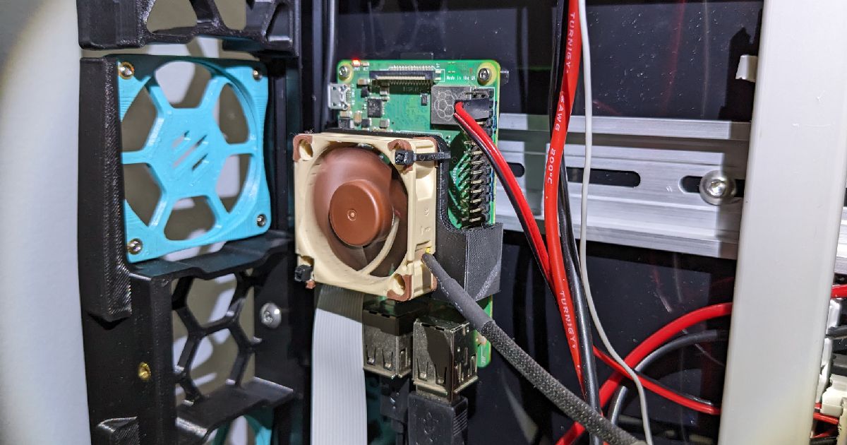 Raspberry Pi 4B Clip-on Fan Mount 40x40 by Celulari | Download free STL ...