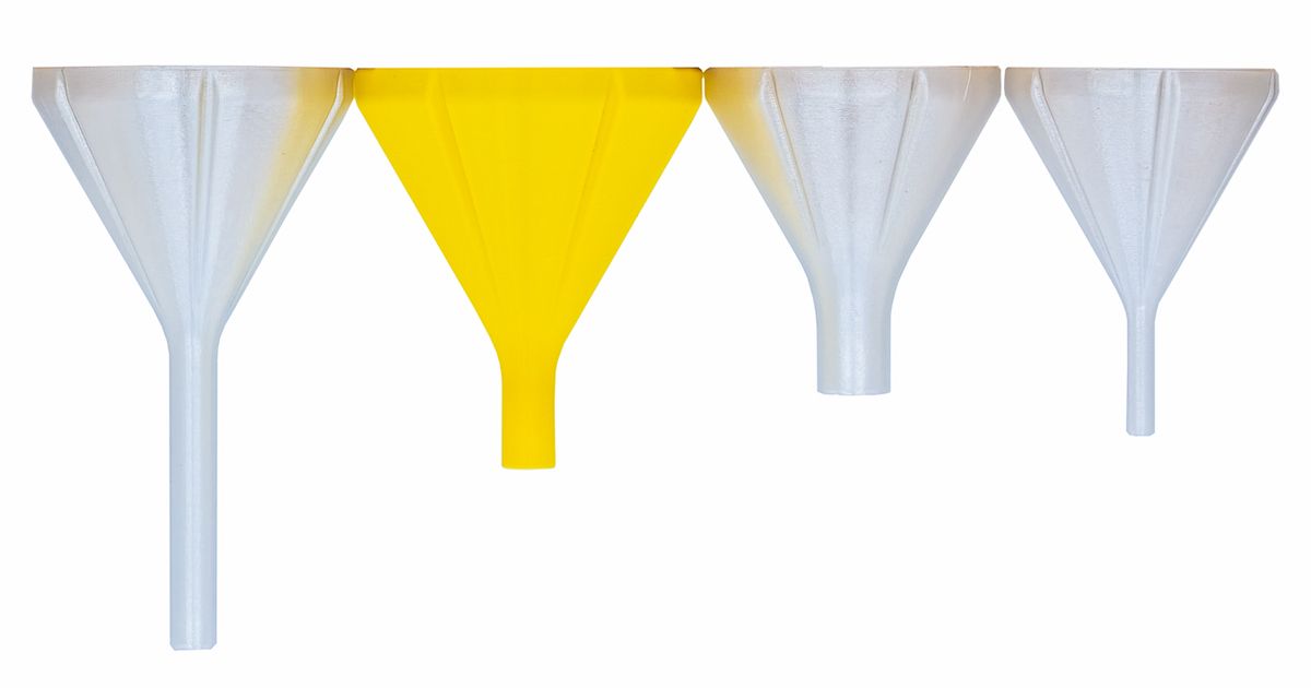 DISPOSABLE LABORATORY FUNNELS FULLY PARAMETRIC VASE MODE by Peter H ...