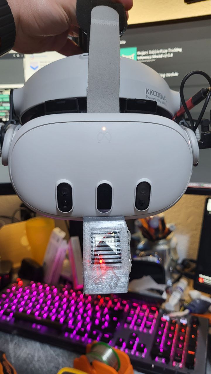 (v1) Project Babble snap-in case for Meta Quest 3 por Otakontrol ...