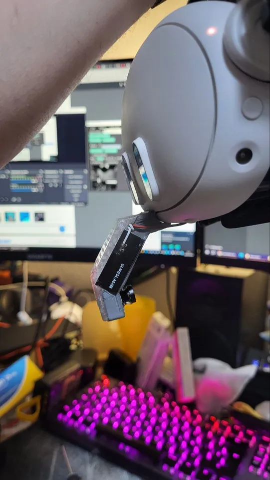 (v1) Project Babble snap-in case for Meta Quest 3 by Otakontrol | Download free STL model ...