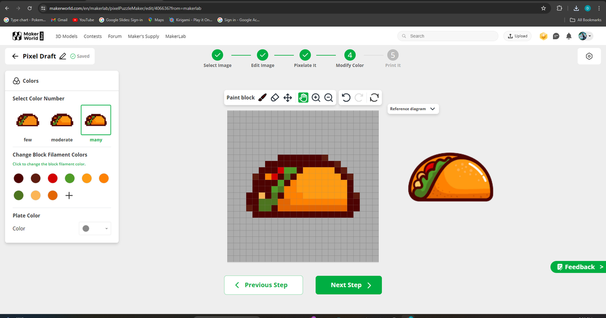 pixel taco by DJD | Download free STL model | Printables.com