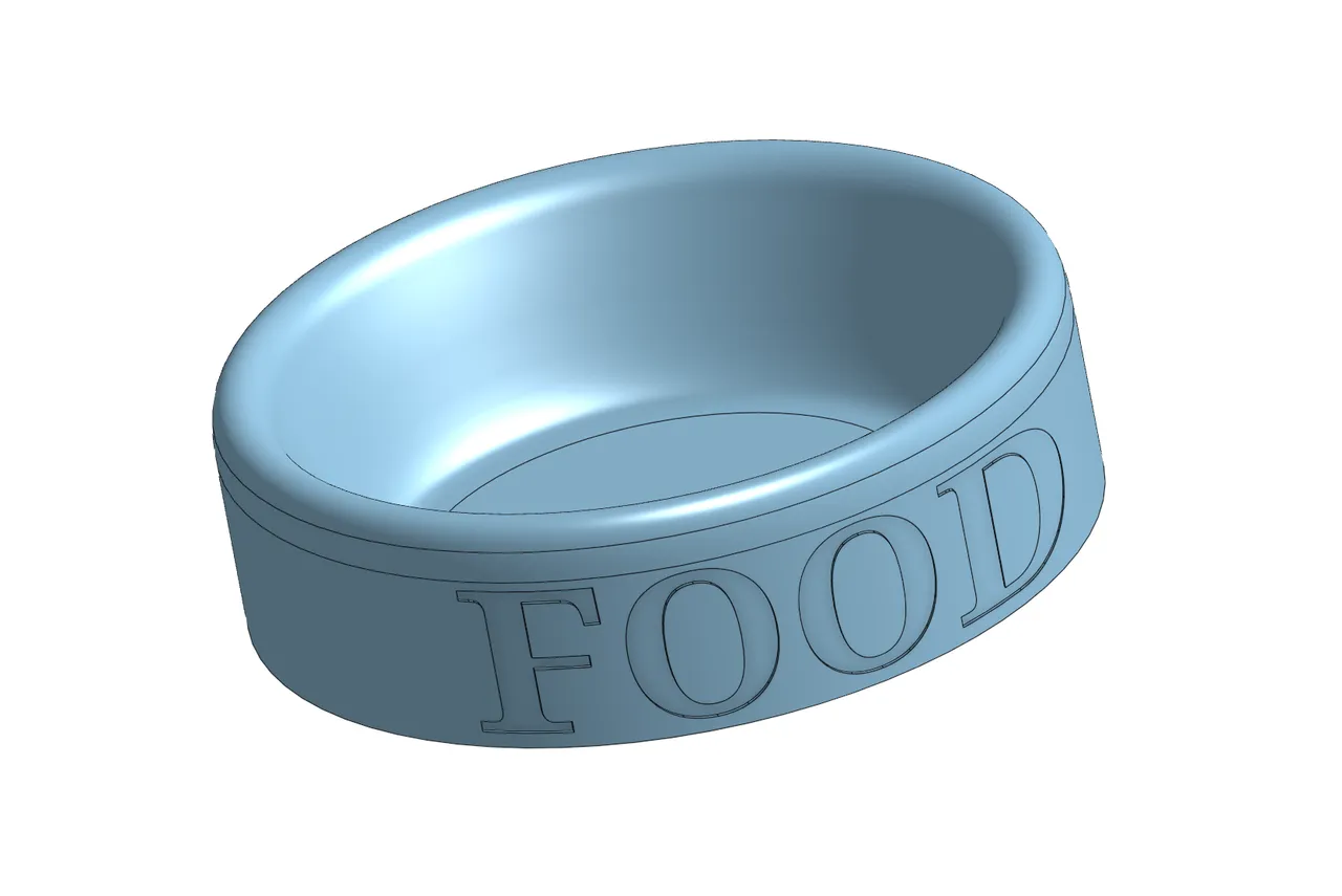 Pet food bowl by kuldar | Download free STL model | Printables.com
