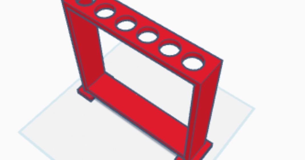 Test tube holder by Joshua | Download free STL model | Printables.com