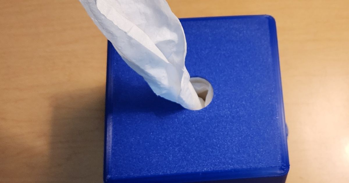 Simple 2-Piecec TP Dispenser_Square by Hopeinformer | Download free STL ...