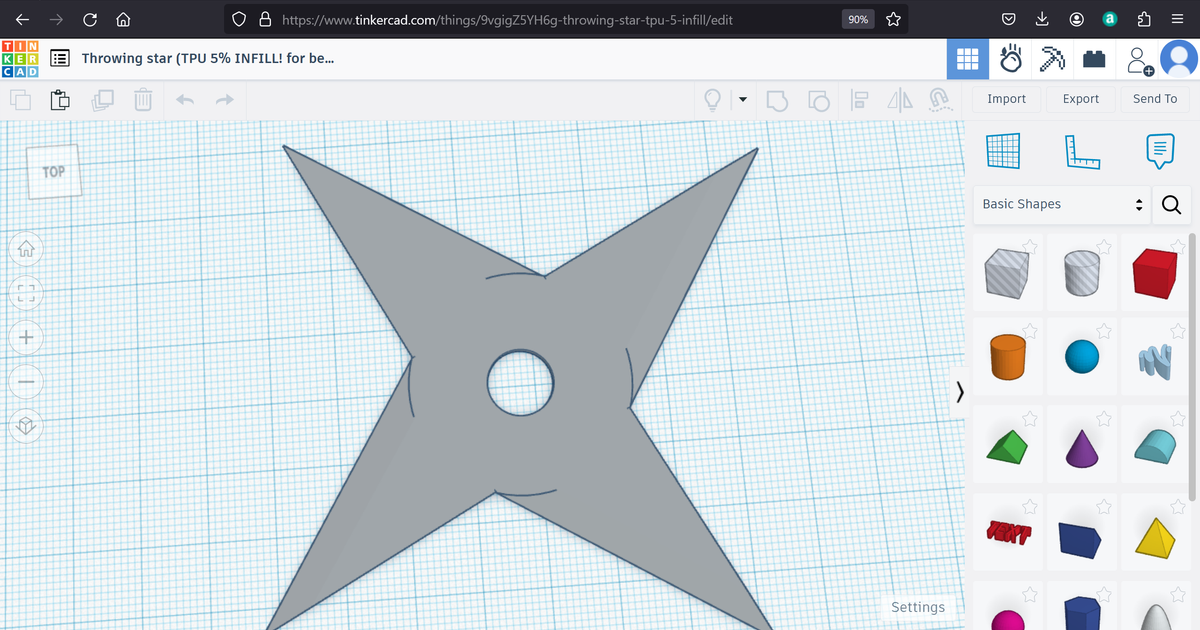 Professional Throwing Star by Design Print Build | Download free STL ...