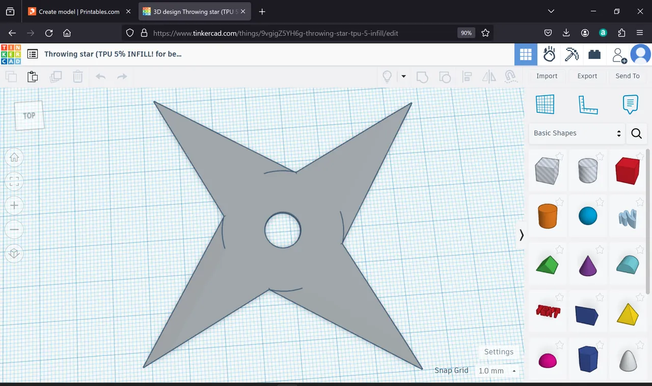 Professional Throwing Star by Design Print Build | Download free STL ...