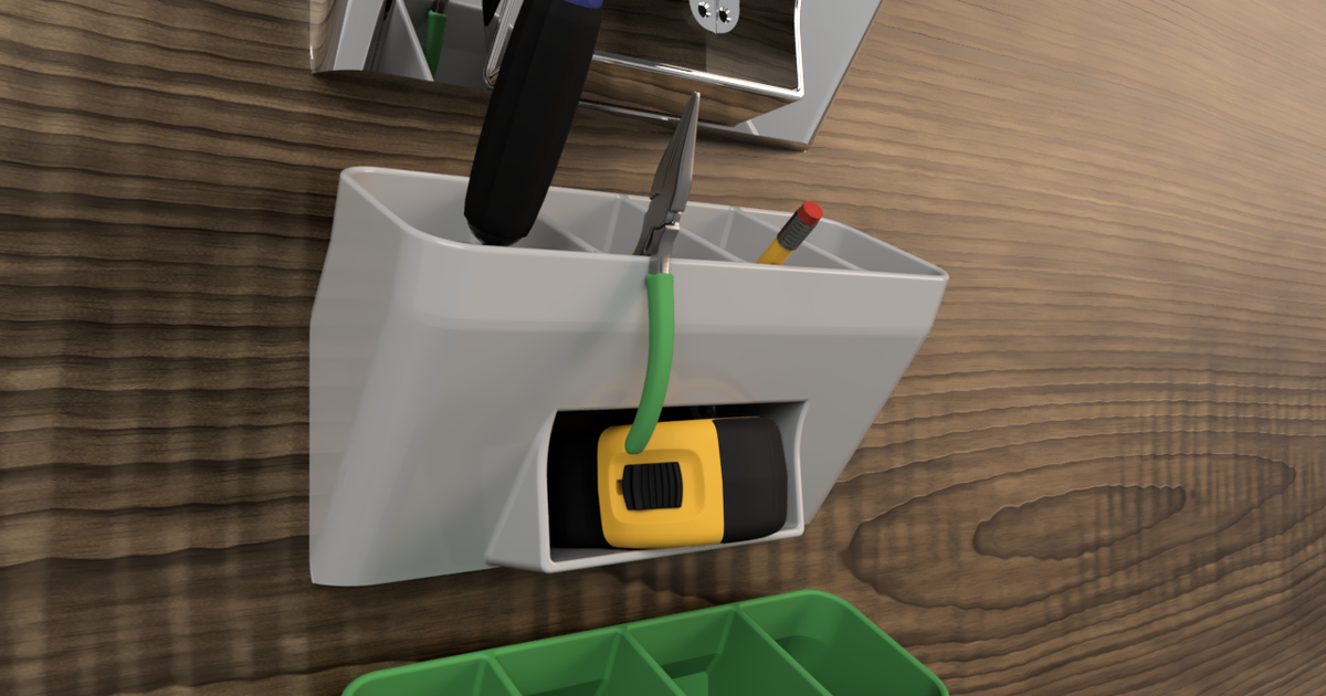 Tubular Storage W/Shelf by Kbfly | Download free STL model | Printables.com