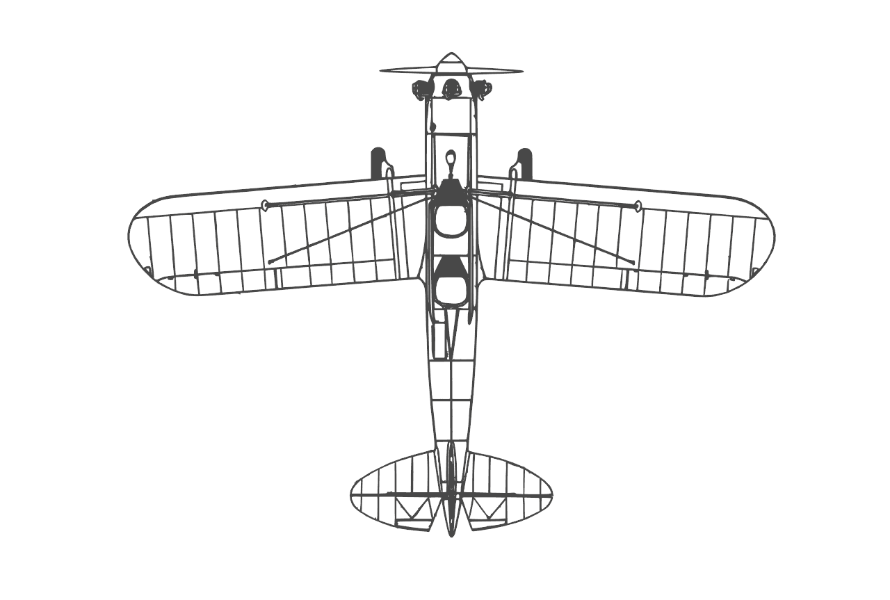 Ryan PT-22 Recruit WWII Trainer 2D Line Art by Fight to Fly Designs ...