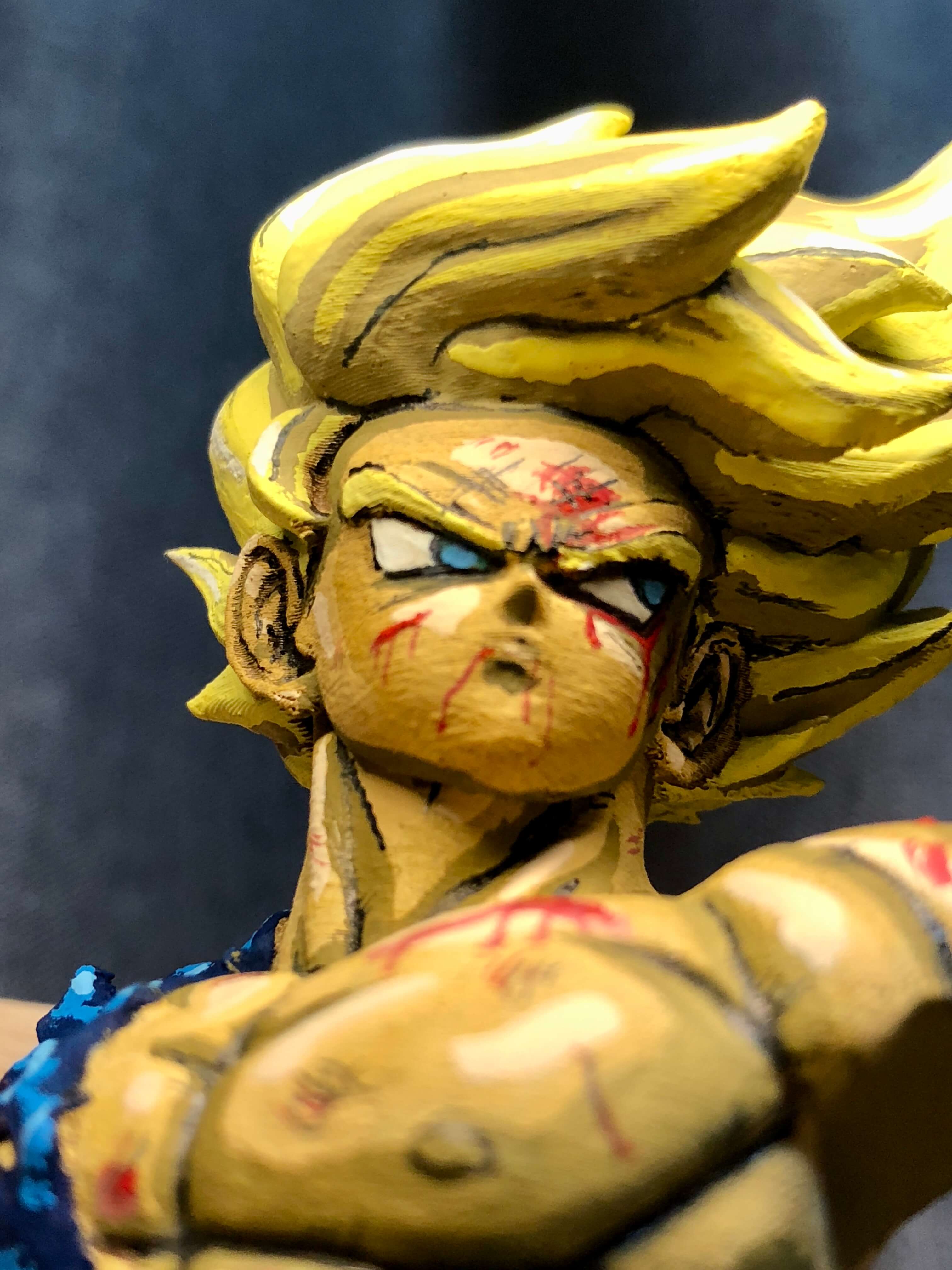Super Saiyan Son Goku - Bust Statue by OpenFigure3D | Download free STL ...