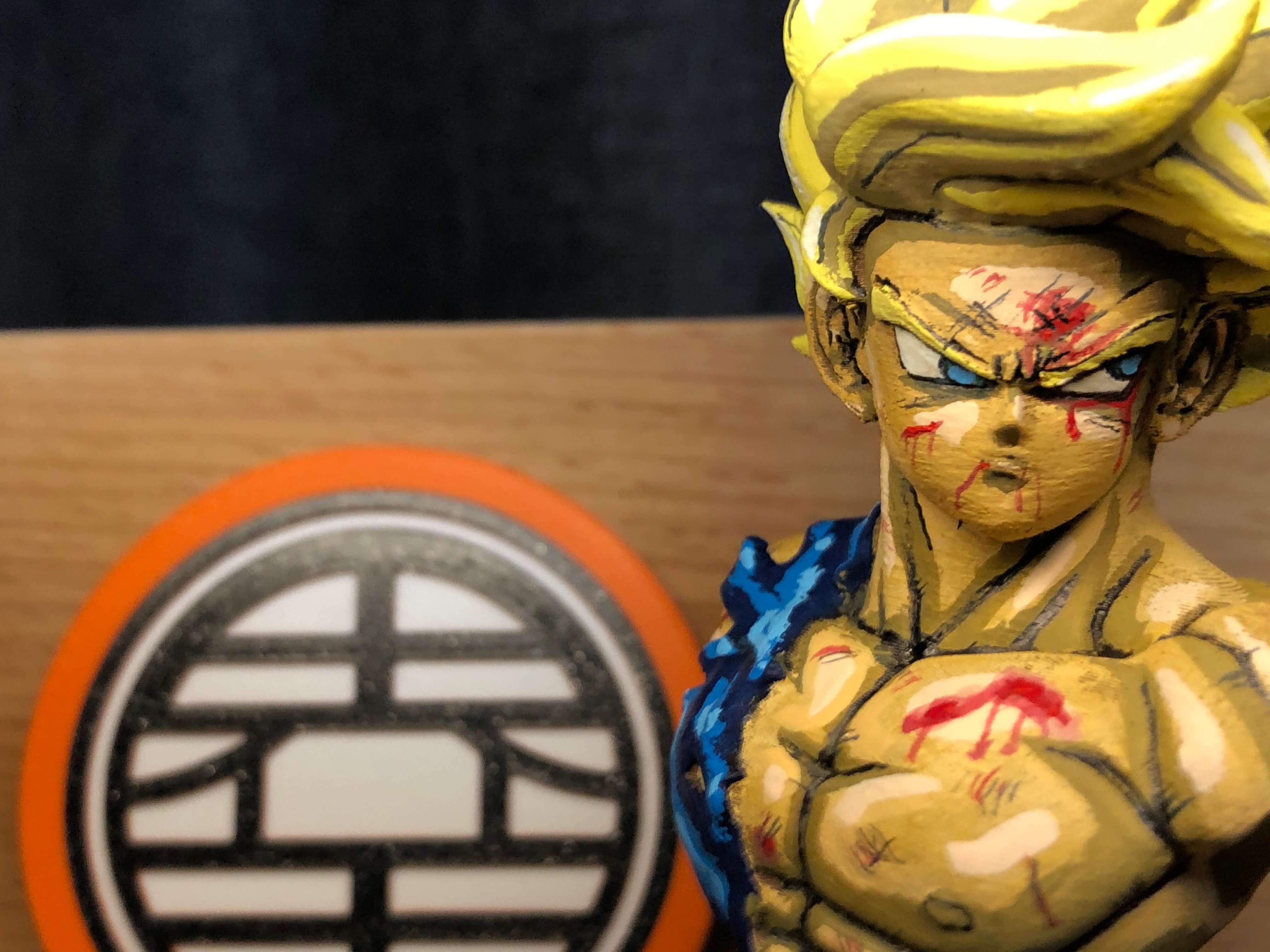 Super Saiyan Son Goku - Bust Statue by OpenFigure3D | Download free STL ...