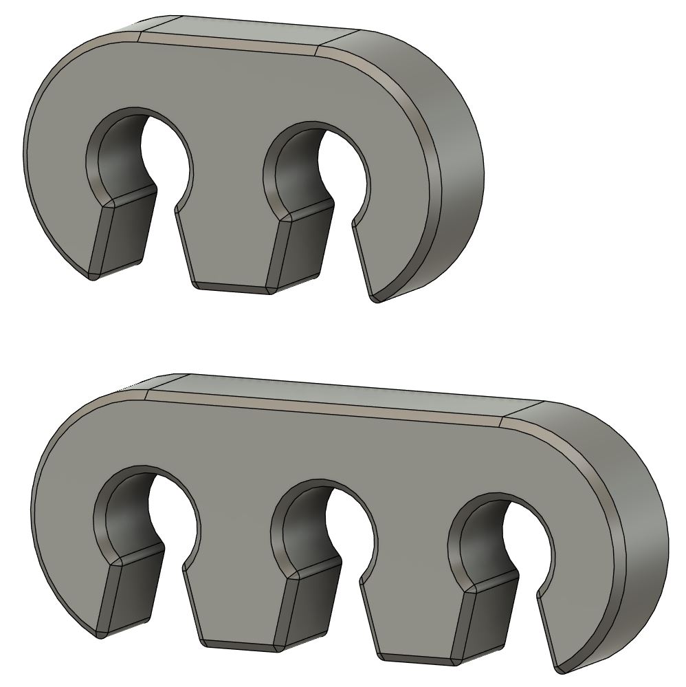 Klammern, um Gardena Micro-Drip Verteilerrohr 4,6 mm (3/16") zu bündeln ...