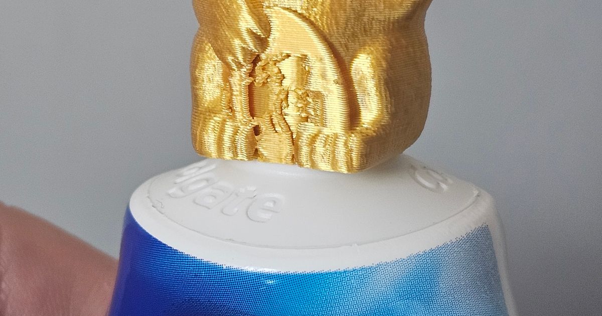 Zakrętka na pastę do zębów kot - Cap for cat toothpaste by diego2255 ...