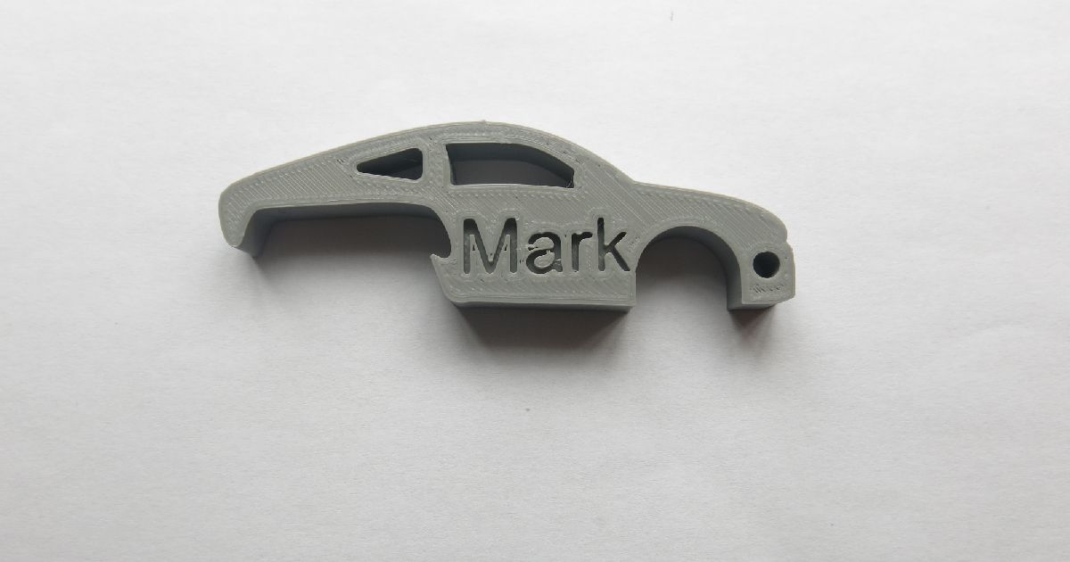 Car Keychain by Jack Allott | Download free STL model | Printables.com