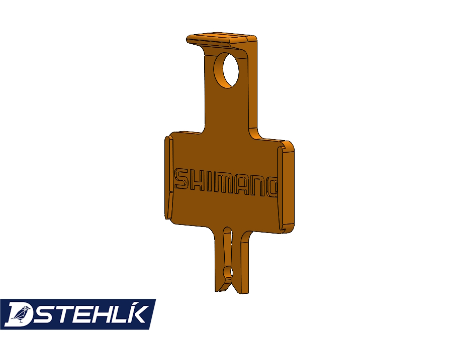 Pad Spacer MTB Shimano SLX Breaks by DStehlik | Download free STL model ...